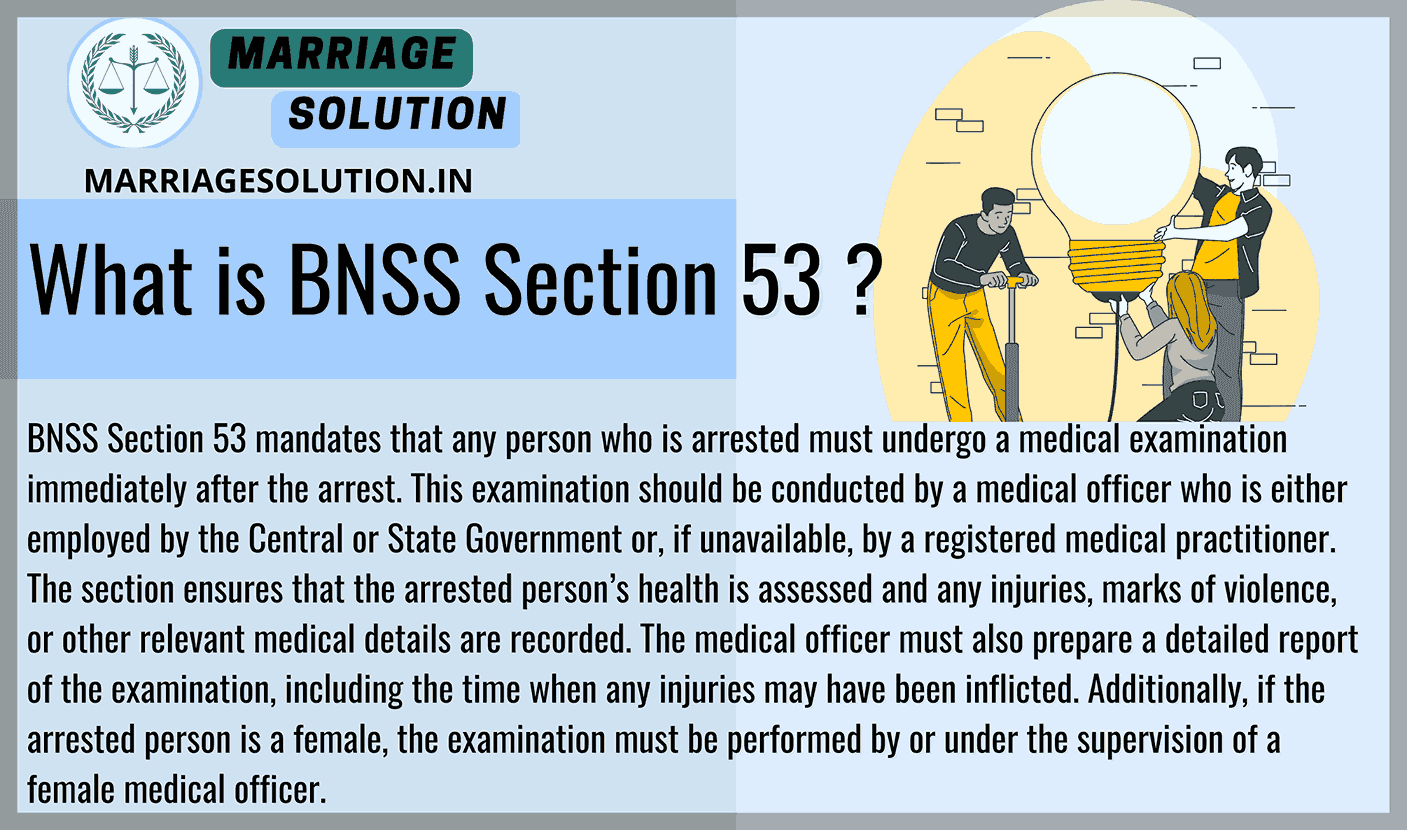 BNSS Section 53 : Medical Exam Rules for Arrested People ...